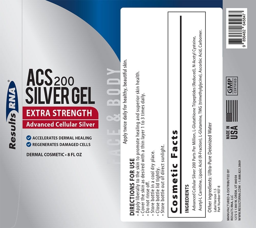 Results-RNA-ACS-200-Silver-Gel-8oz_V15 - Results RNA