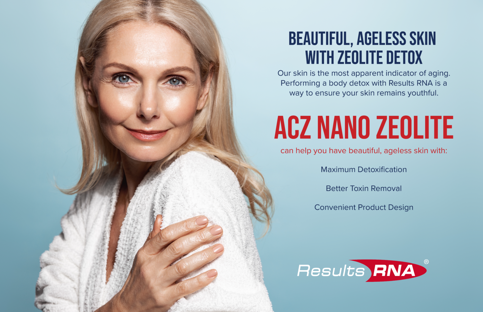 Body Detox | Beautiful, Ageless Skin with Zeolite Detox - Results RNA